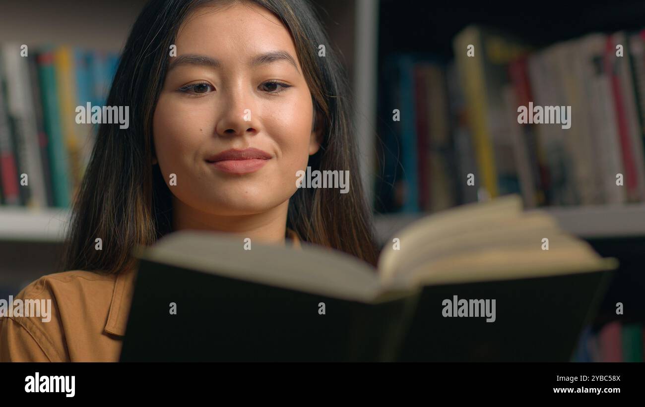 Focused asian female college hi-res stock photography and images - Alamy