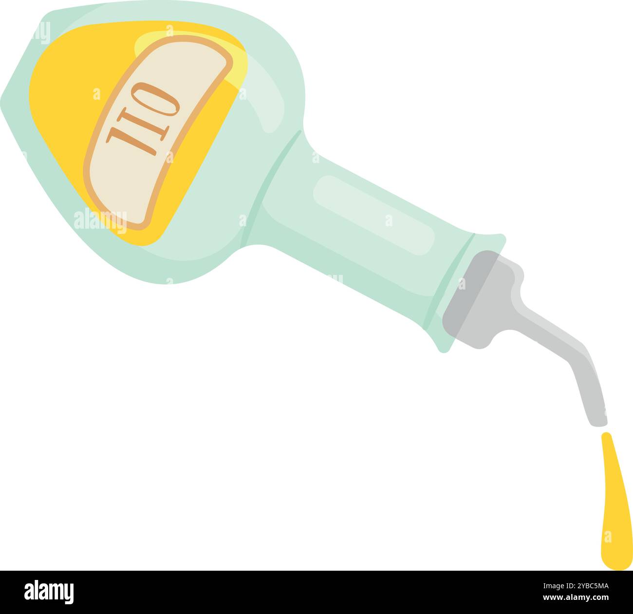 Oil pouring. Seasoning cartoon icon. Natural food recipe Stock Vector ...