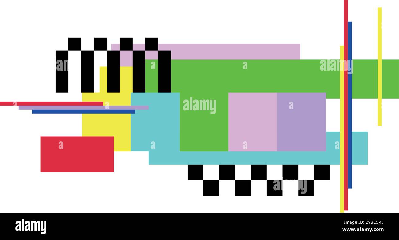 Fail screen in retro tv style. Display glitch Stock Vector Image & Art ...