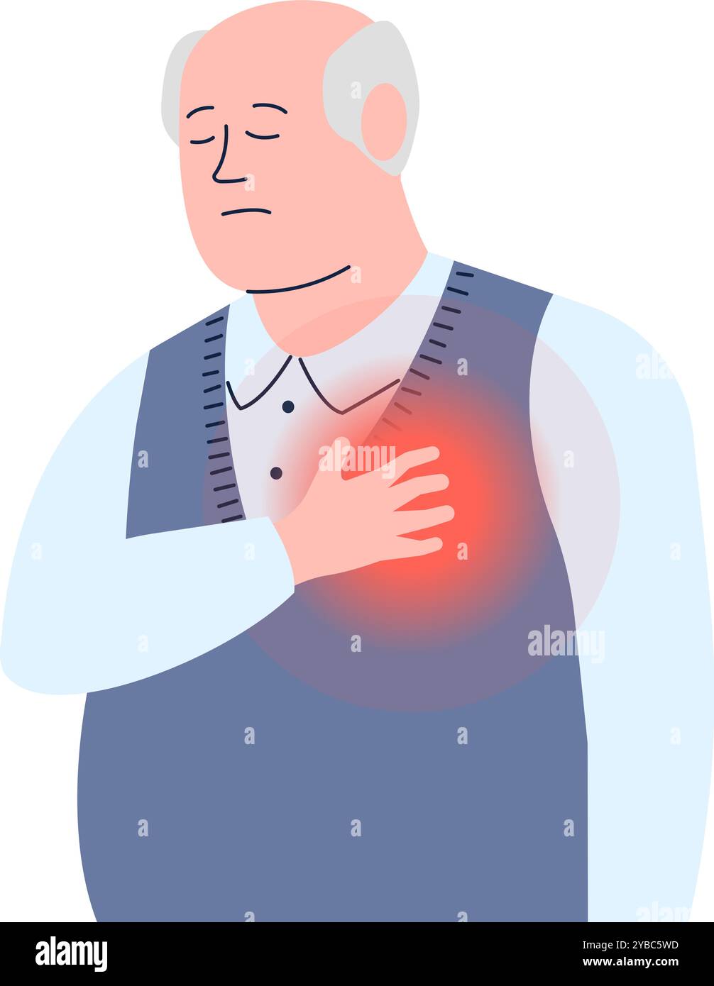 Senior man chest Cut Out Stock Images & Pictures - Alamy