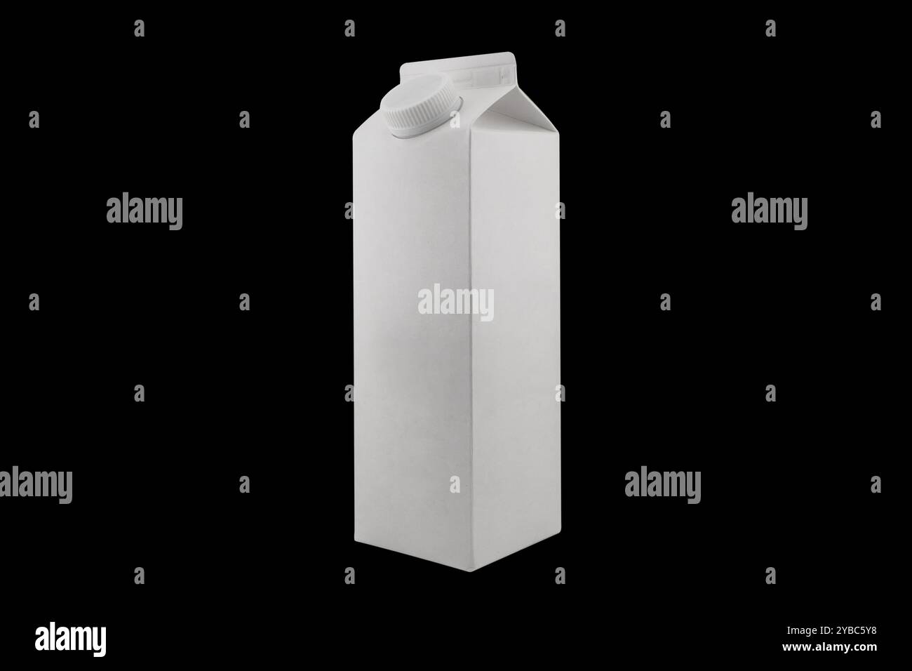 Milk box or juice box carton packages Blank white. Paper cardboard ...