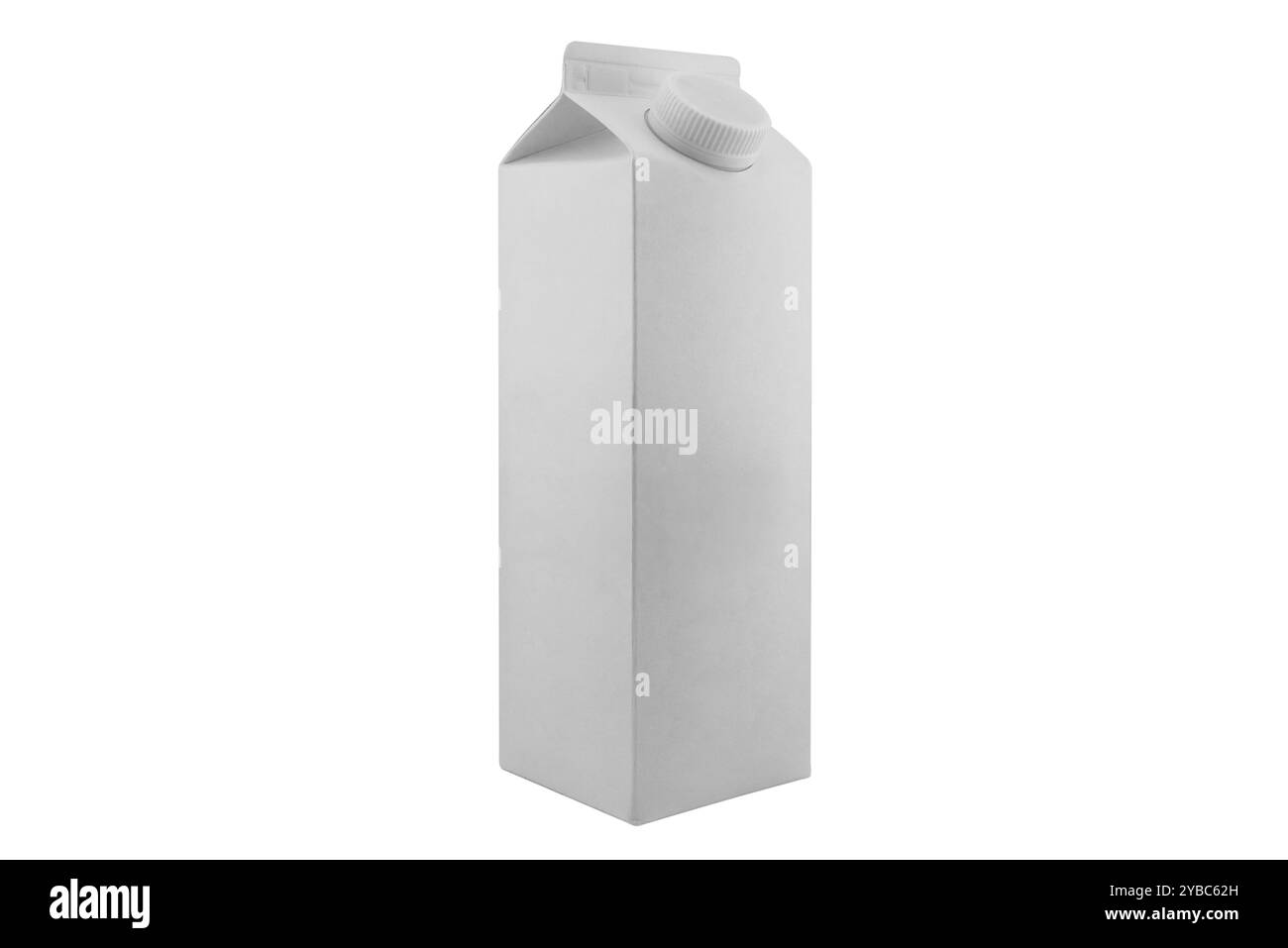 Milk box or juice box carton packages Blank white. Paper cardboard ...