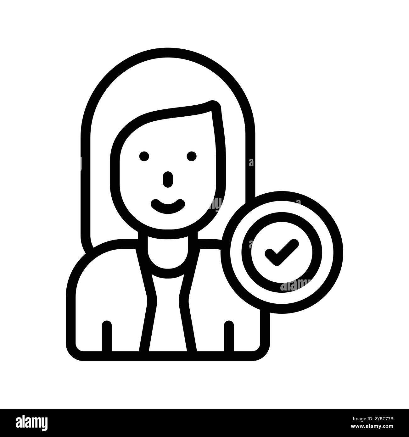 Girl with tick Black and White Stock Photos & Images - Alamy