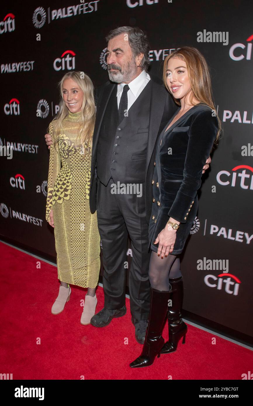 New York, United States. 17th Oct, 2024. (L-R) Jillie Mack, Tom Selleck ...