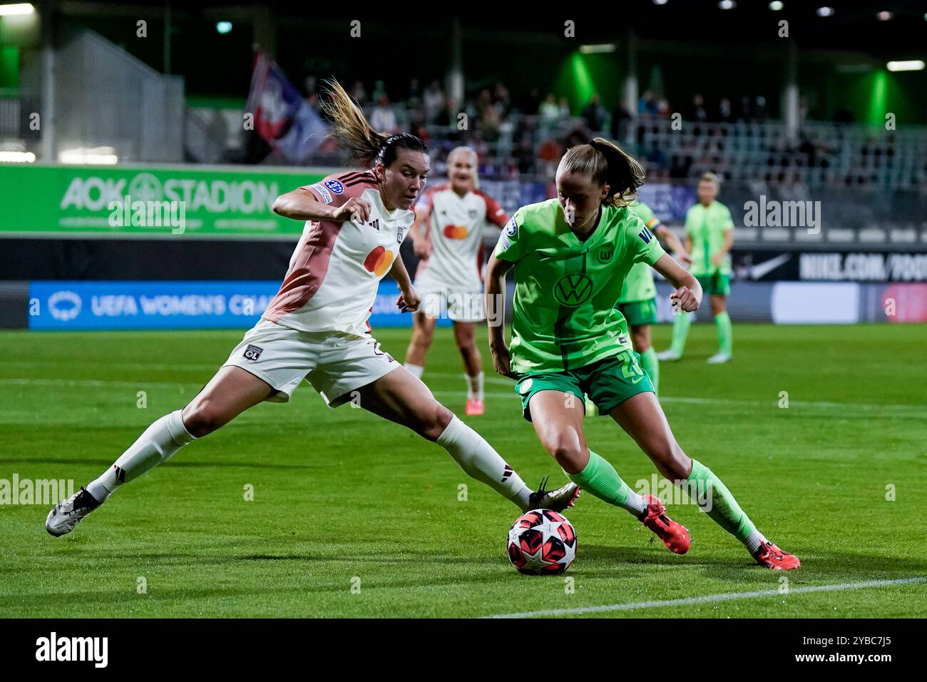 Wolfsburg, Germany. 17th Oct, 2024. Wolfsburg, Germany, October 17th ...