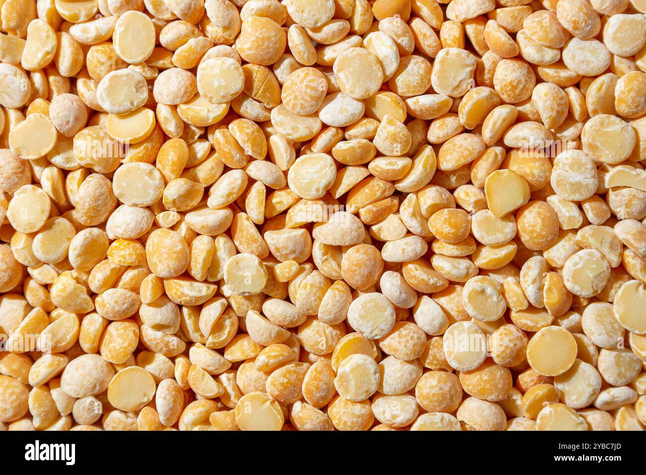 Uncooked Polished Split Peas Background. A Culinary Canvas of Dry ...