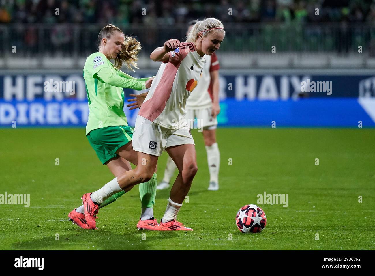 Wolfsburg, Germany. 17th Oct, 2024. Wolfsburg, Germany, October 17th ...