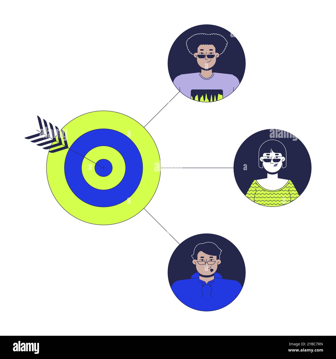 Team target common goal concept hi-res stock photography and images - Alamy