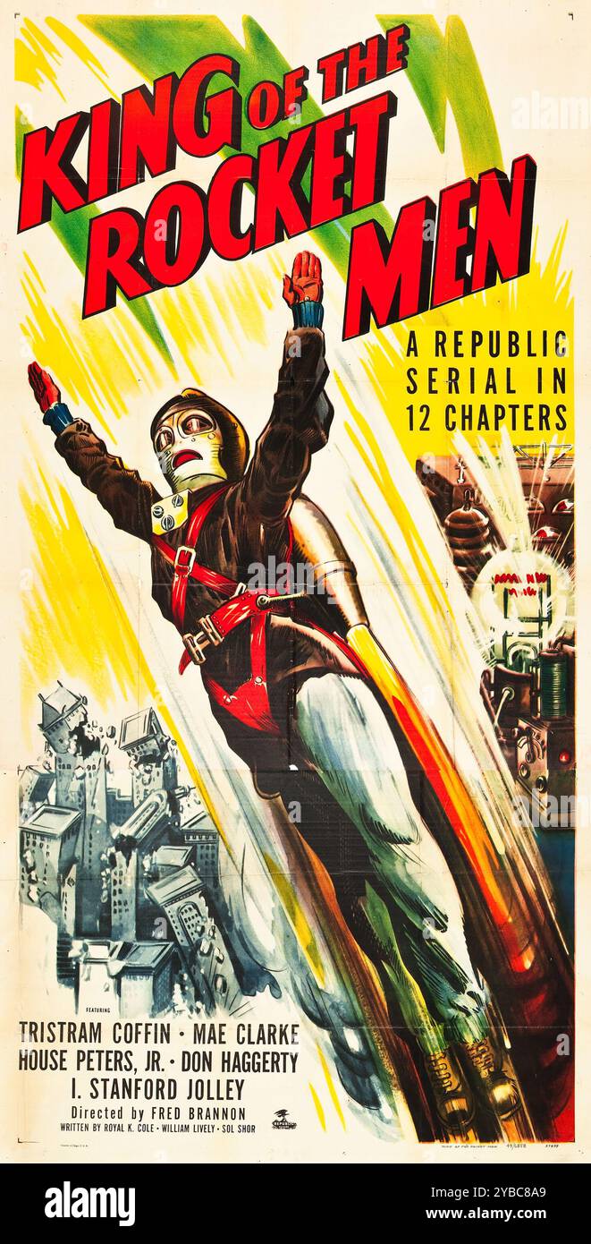 King of the Rocket Men (Republic, 1949) Tristam Coffin, Mae Clarke ...