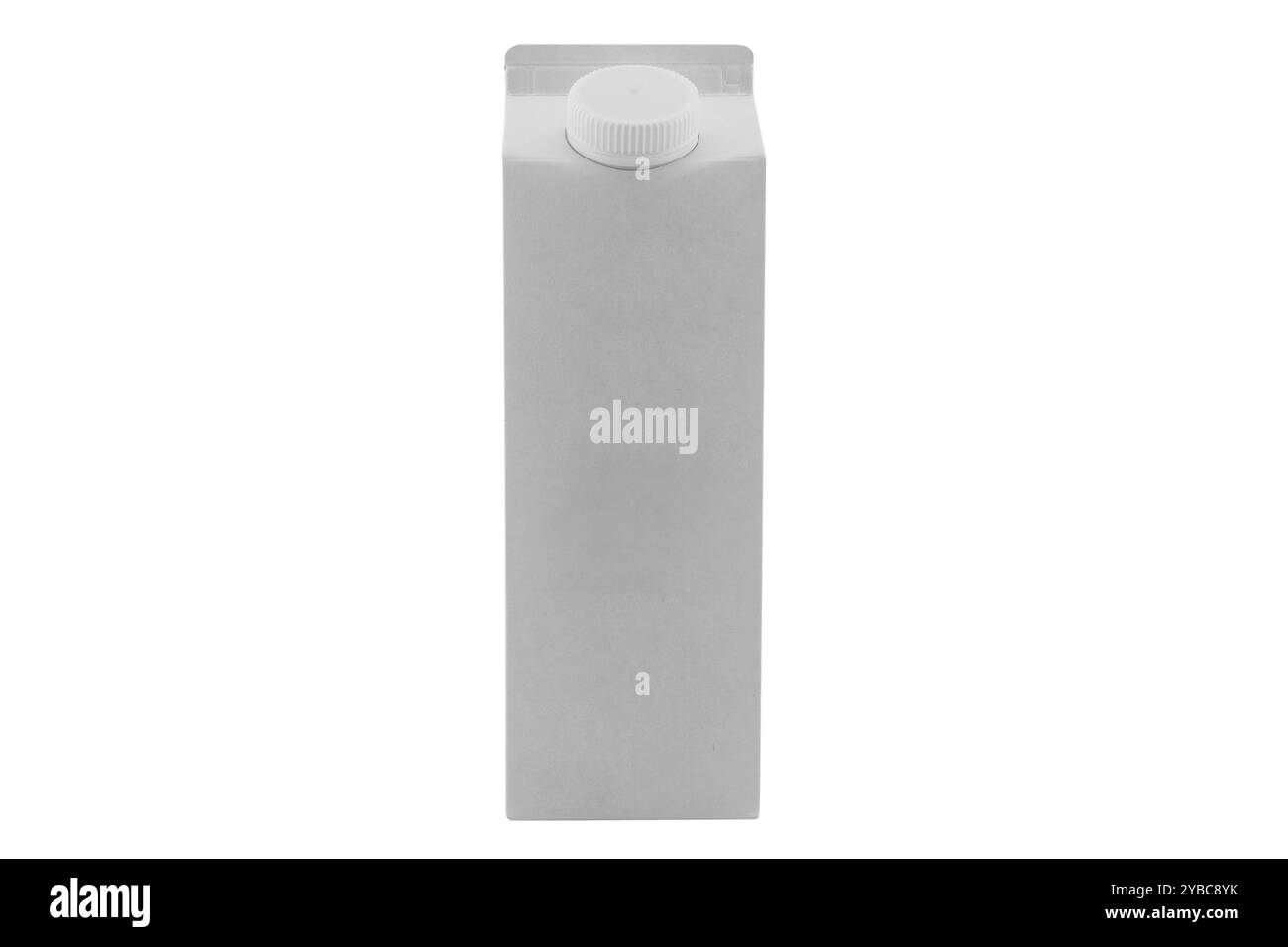 Milk box or juice box carton packages Blank white. Paper cardboard ...