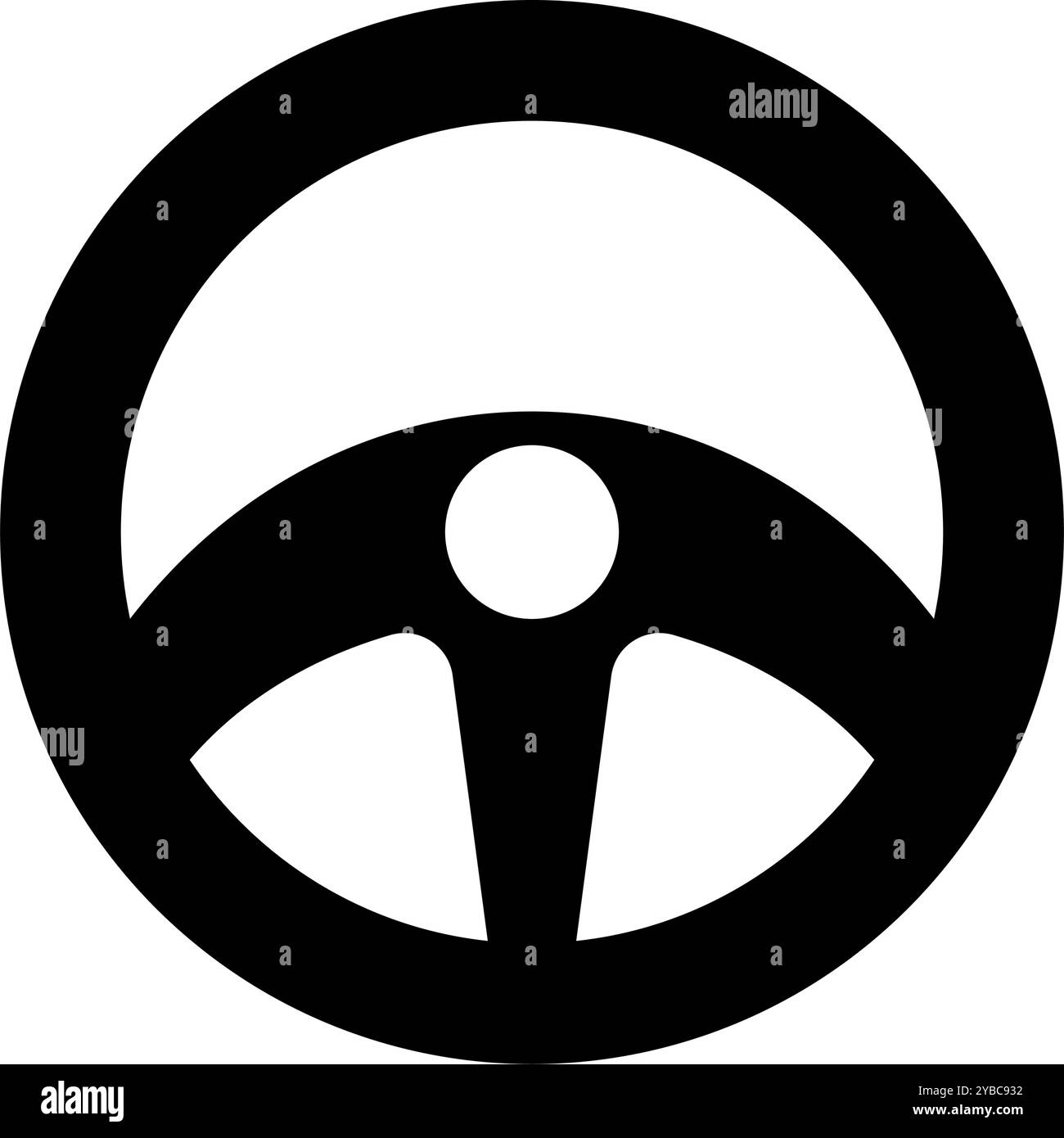 Steering wheel modern car Stock Vector Images - Alamy