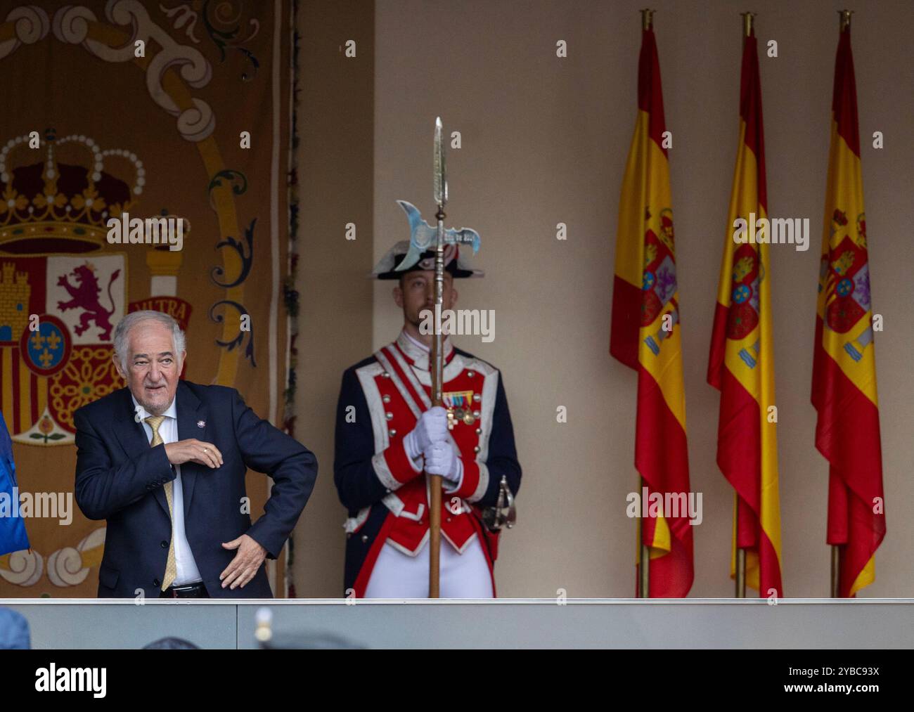 Madrid, 10/12/2024. Parade of the Armed Forces for the day of Hispanic ...
