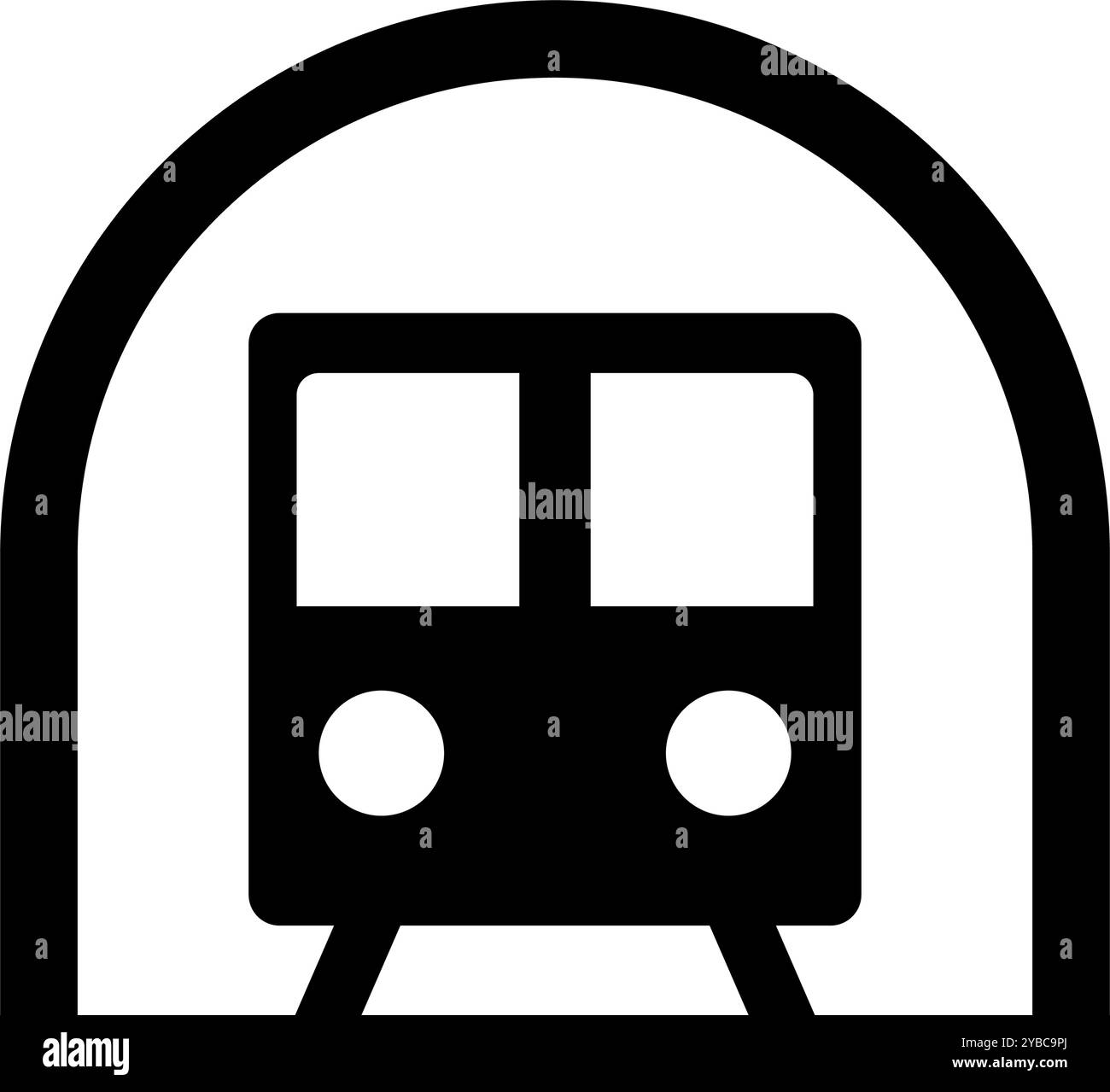 Train tunnel Stock Vector Images - Alamy