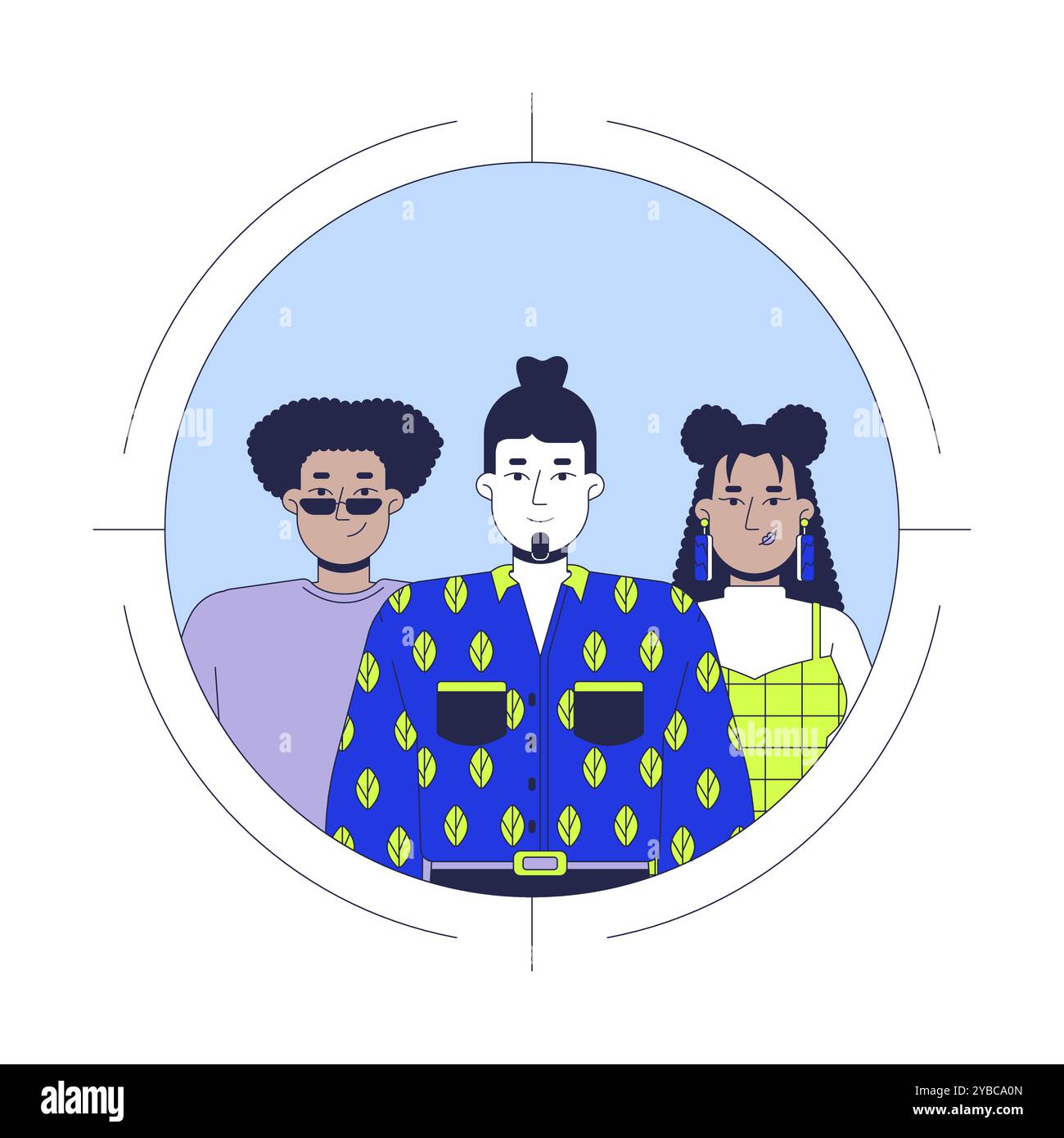 Target audience 2D illustration concept Stock Vector Image & Art - Alamy