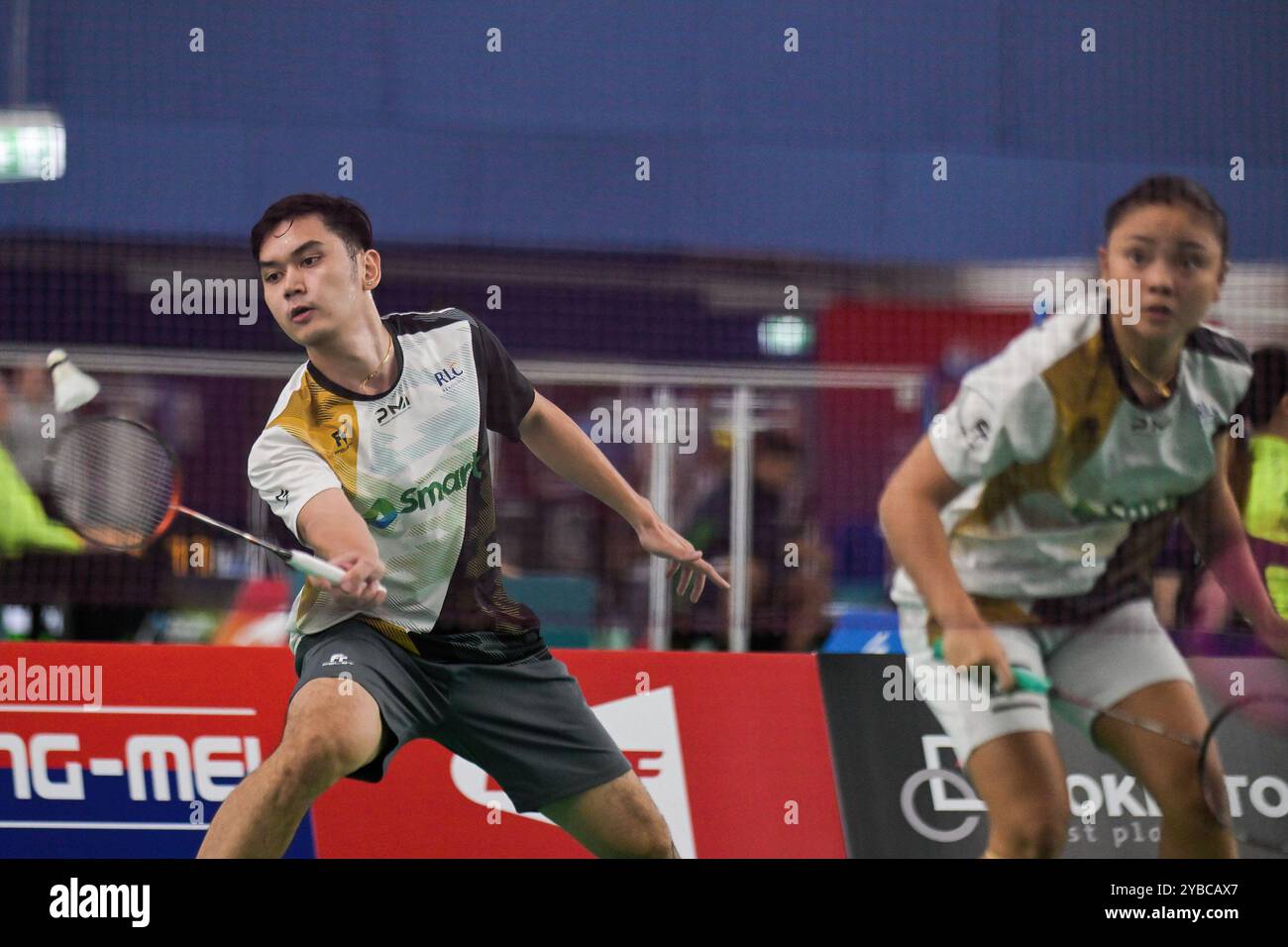 Christian Bernardo (L) and Eleanor Christine Inlayo (R) of Philippines ...