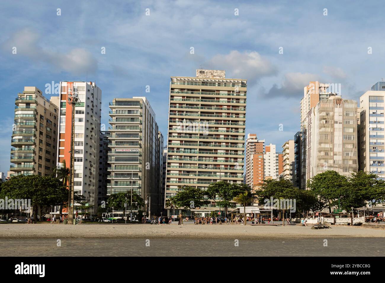 Brazil santos inclined building hi-res stock photography and images - Alamy