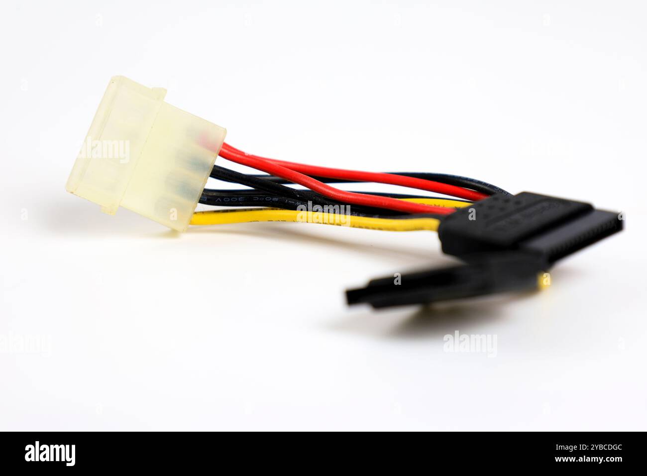 IDE to Sata connector adapter on white background Stock Photo - Alamy
