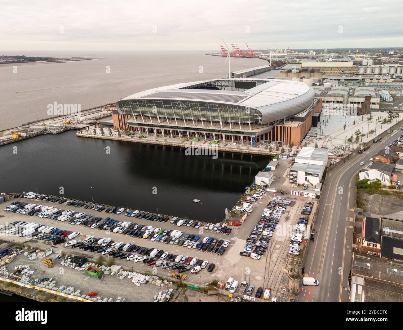 An aerial view of prenton park hi-res stock photography and images - Alamy