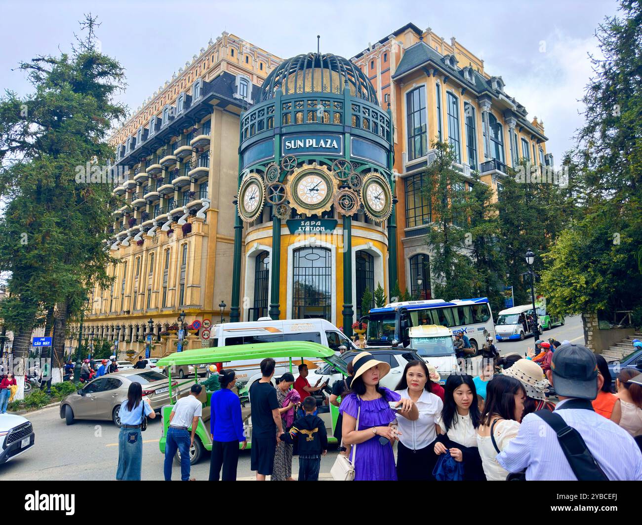 Sun Plaza Building (Sapa Station) next to Sapa Square - Sa Pa town, Lao ...