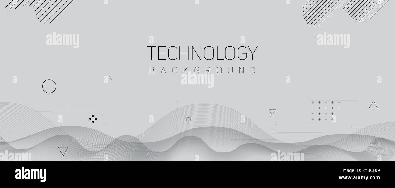 Abstract futuristic computer technology business background Stock ...