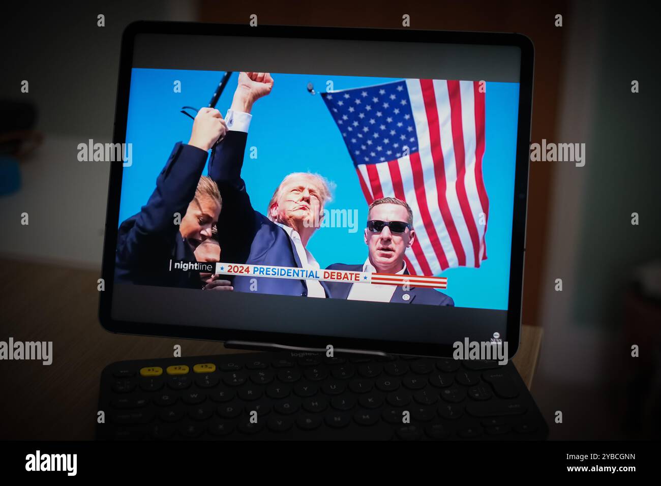 Political map of united states 2024 hi-res stock photography and images ...