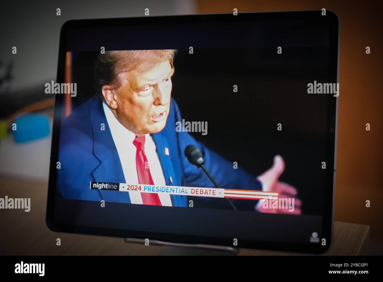 New York, USA - 11 Sept 2024 - Donald Trump and Kamala Harris in a ...