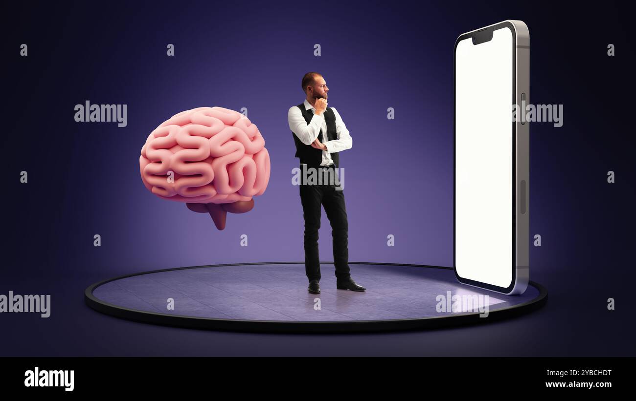 Neurologist doctor brain model hi-res stock photography and images - Alamy