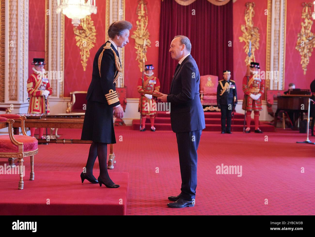 Mr orlando plunket greene receives the insignia for the order of the ...