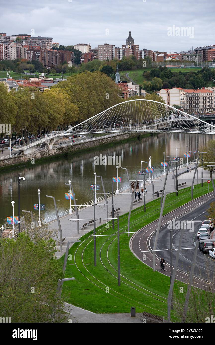 Pedestrian bridge spain hi-res stock photography and images - Alamy