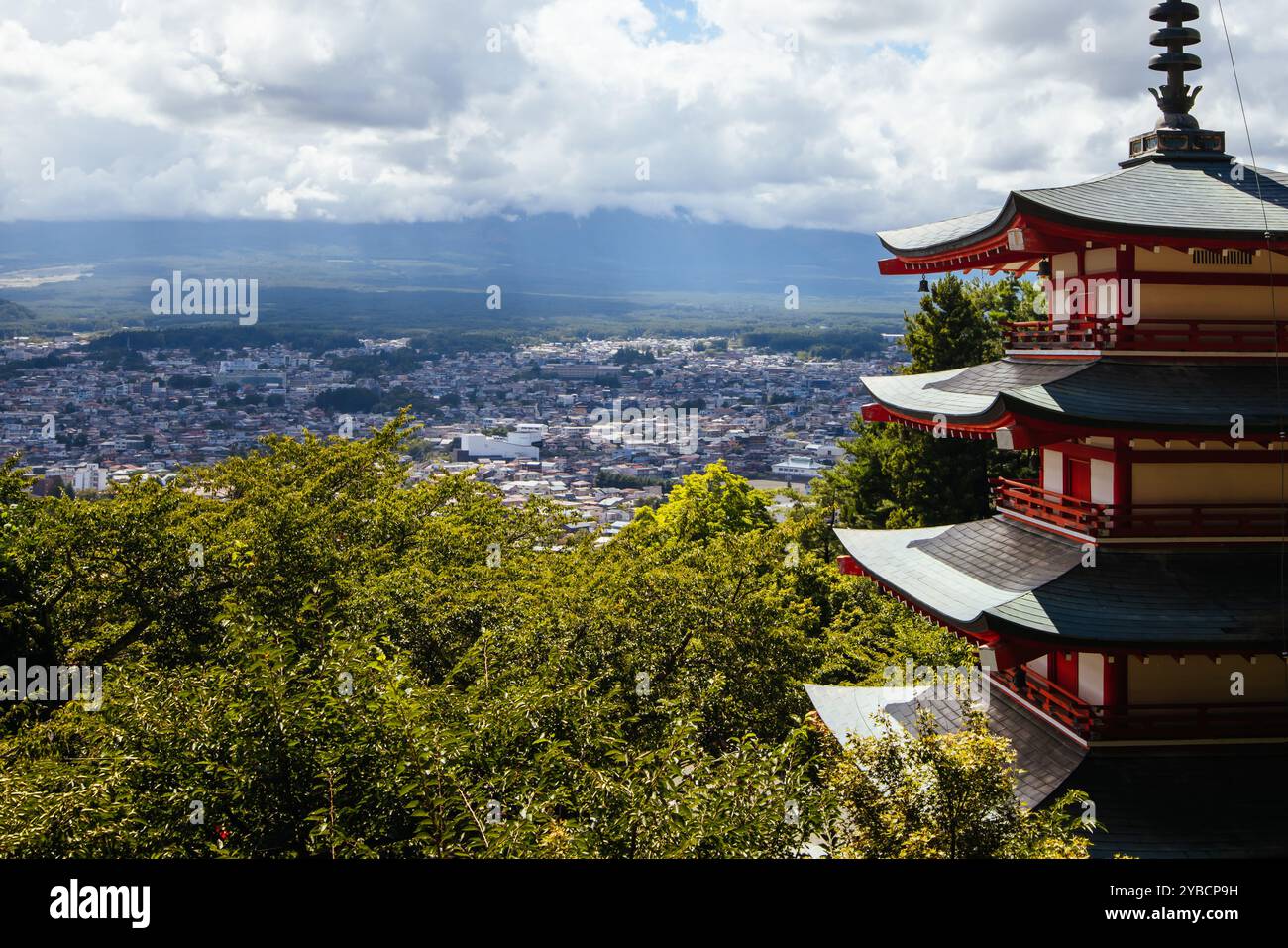 Arakurayama Sengen Park in Japan Stock Photo - Alamy