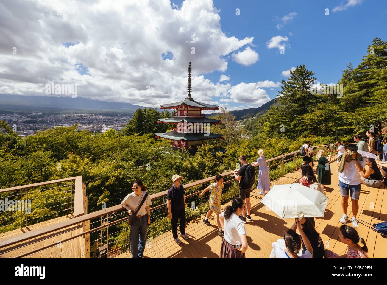 Arakurayama Sengen Park in Japan Stock Photo - Alamy