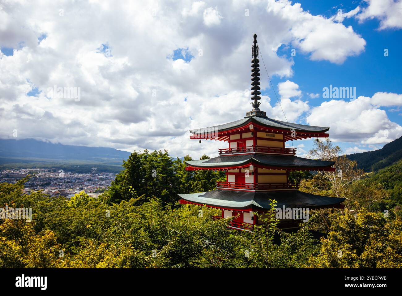 Arakurayama Sengen Park in Japan Stock Photo - Alamy