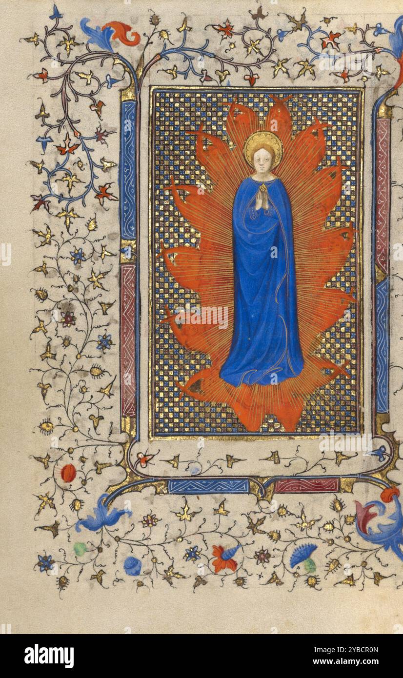 The Assumption of the Virgin; Book of Hours, about 1410 Stock Photo - Alamy