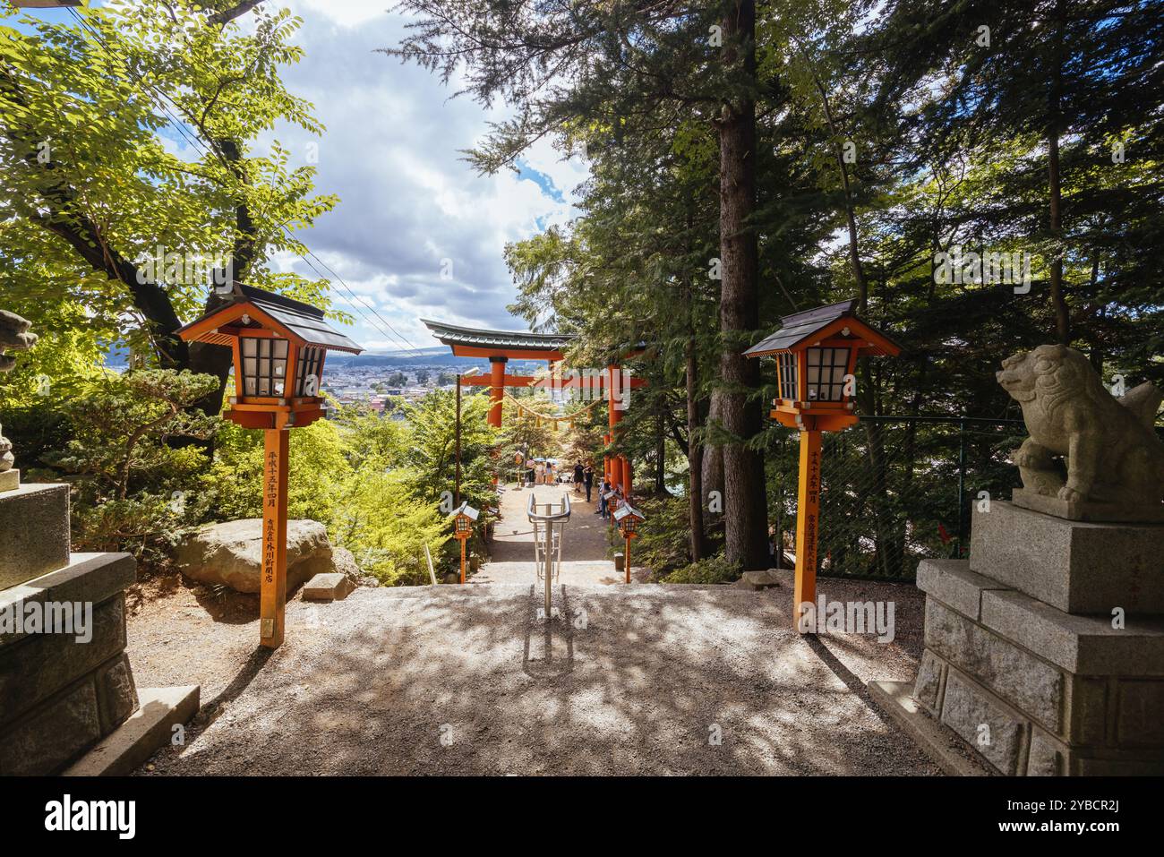 Arakurayama Sengen Park in Japan Stock Photo - Alamy