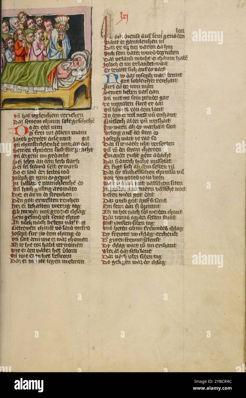 Bible jacob manuscript hi-res stock photography and images - Alamy
