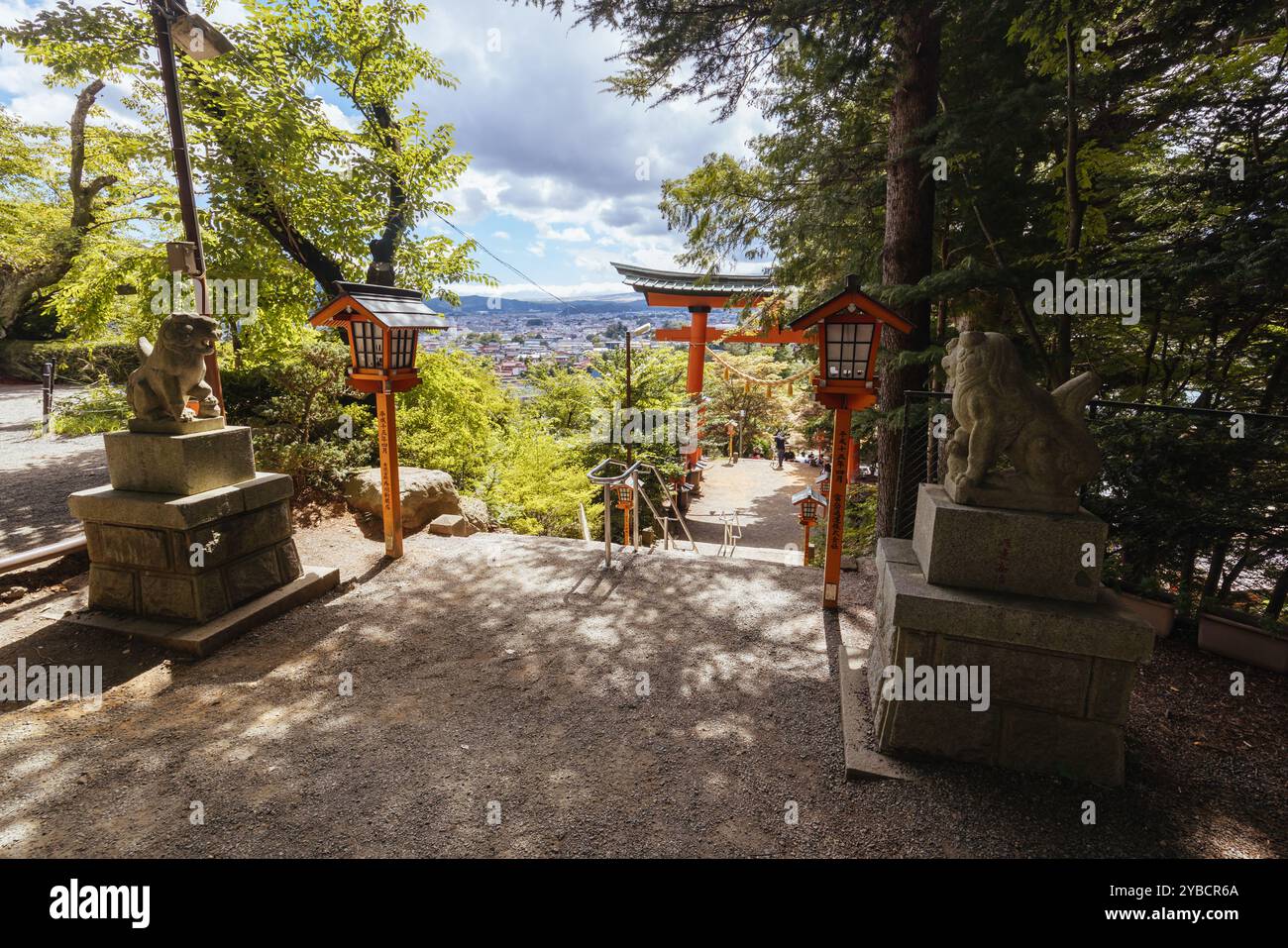 Arakurayama Sengen Park in Japan Stock Photo - Alamy