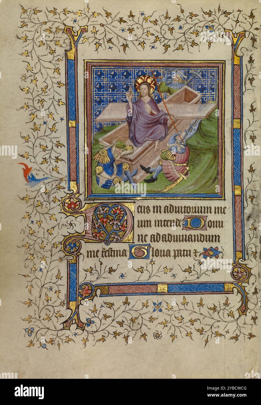 The Resurrection; Book of Hours, about 1400-1410 Stock Photo - Alamy