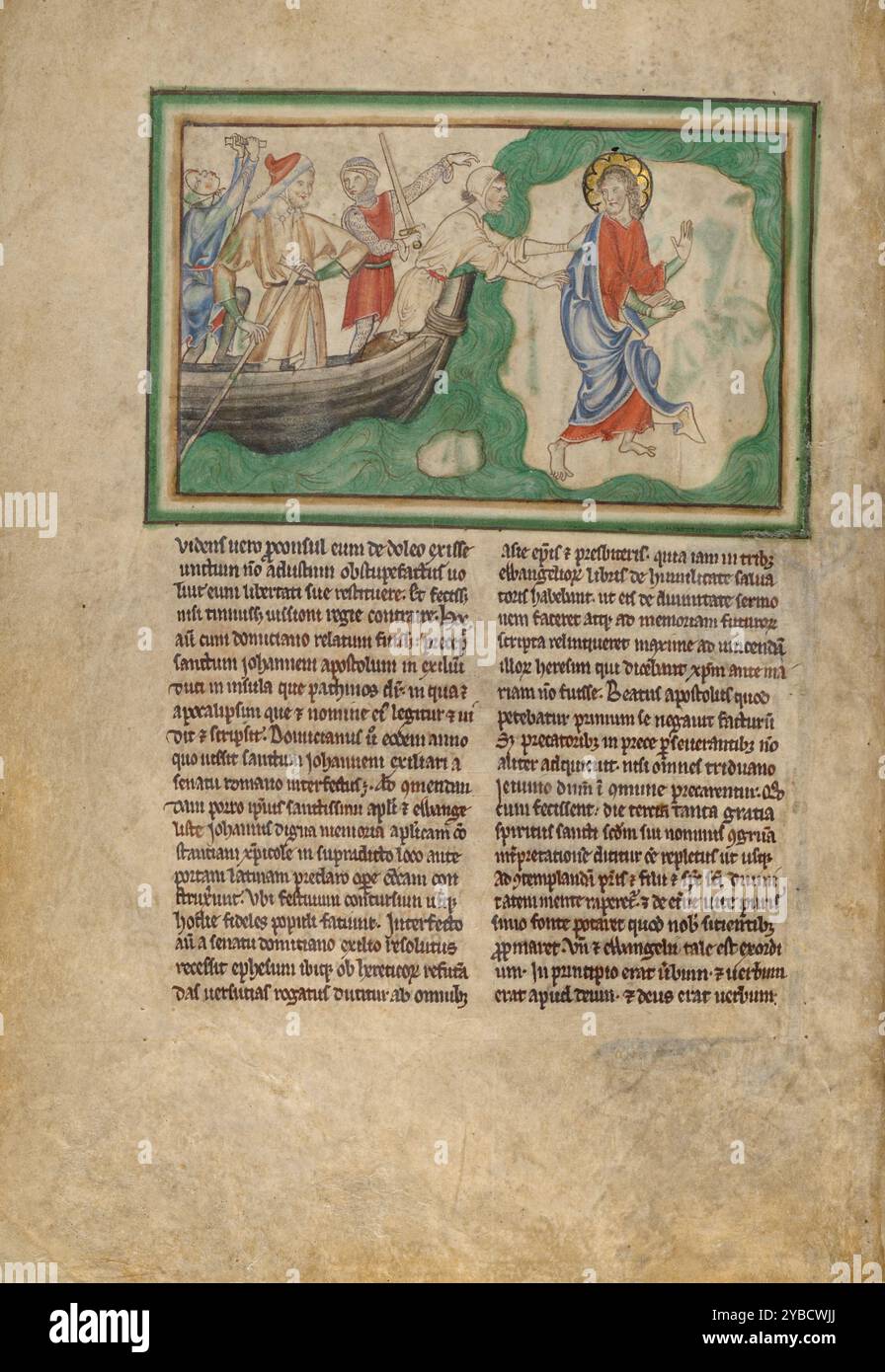 The Arrival of Saint John on Patmos; Dyson Perrins Apocalypse, about ...