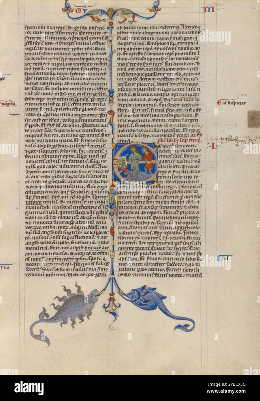 Initial E: Abishag before David on His Deathbed; Abbey Bible, about ...