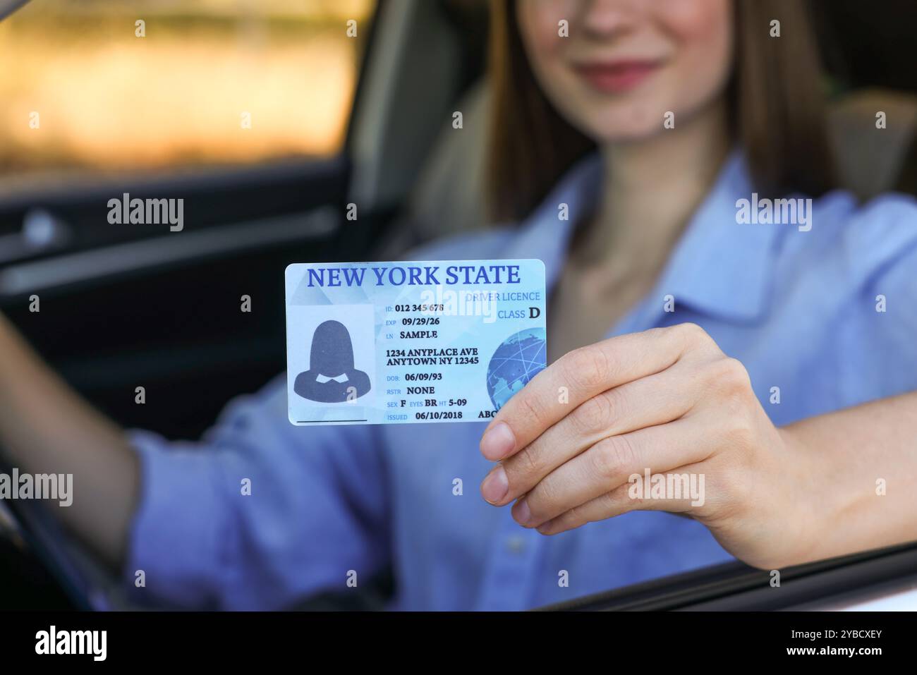 Closeup driving license in hi-res stock photography and images - Alamy