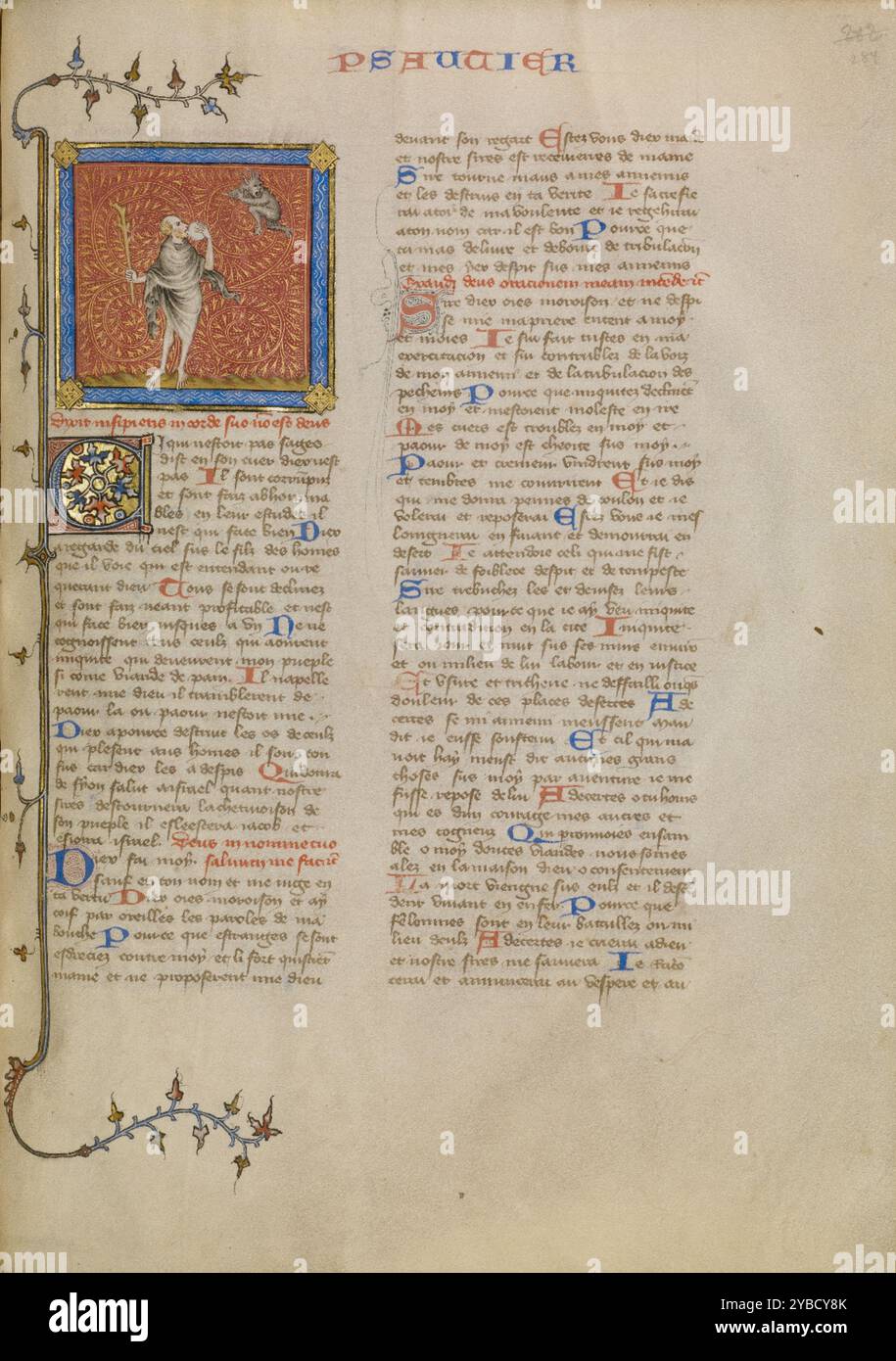 The Fool and a Demon, about 1360-1370. Additional Info:Quote Text: The ...