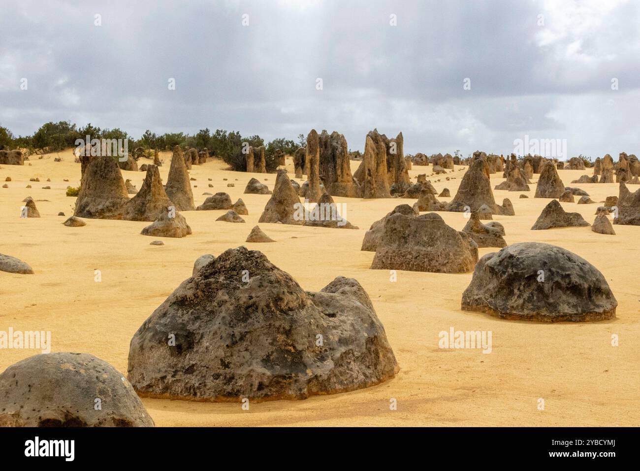 The Pinnacles Desert Park in Nambung National Park, Western Australia ...