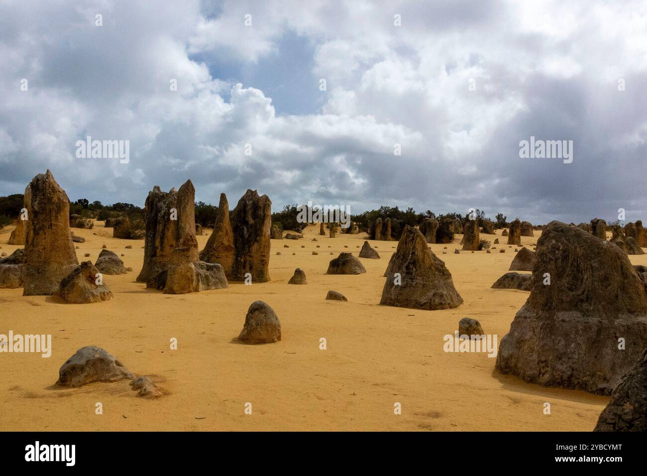 The Pinnacles Desert Park in Nambung National Park, Western Australia ...