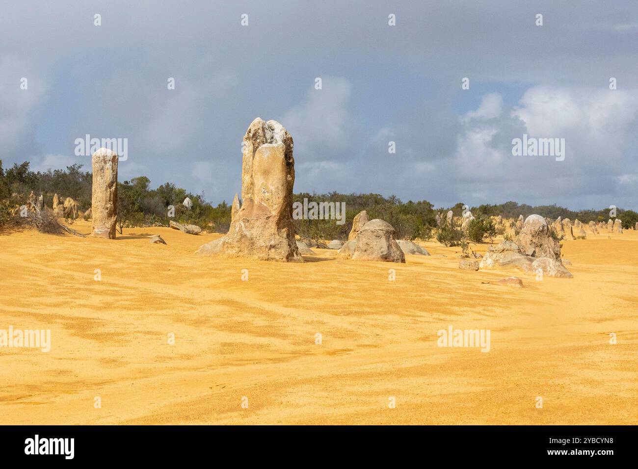 The Pinnacles Desert Park in Nambung National Park, Western Australia ...