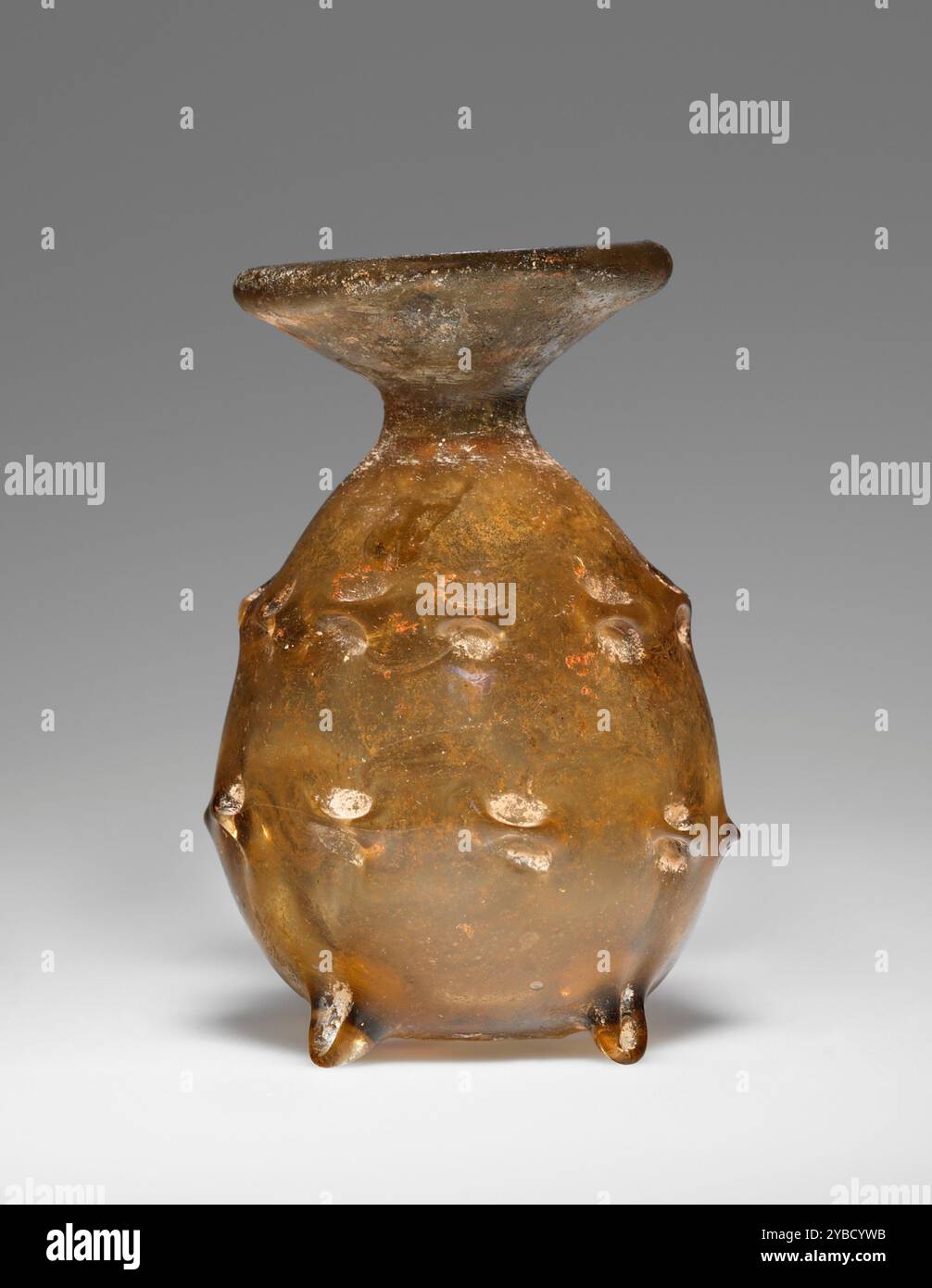 Sprinkler Flask, 3rd-4th century A.D. Additional Info: Free-blown ...