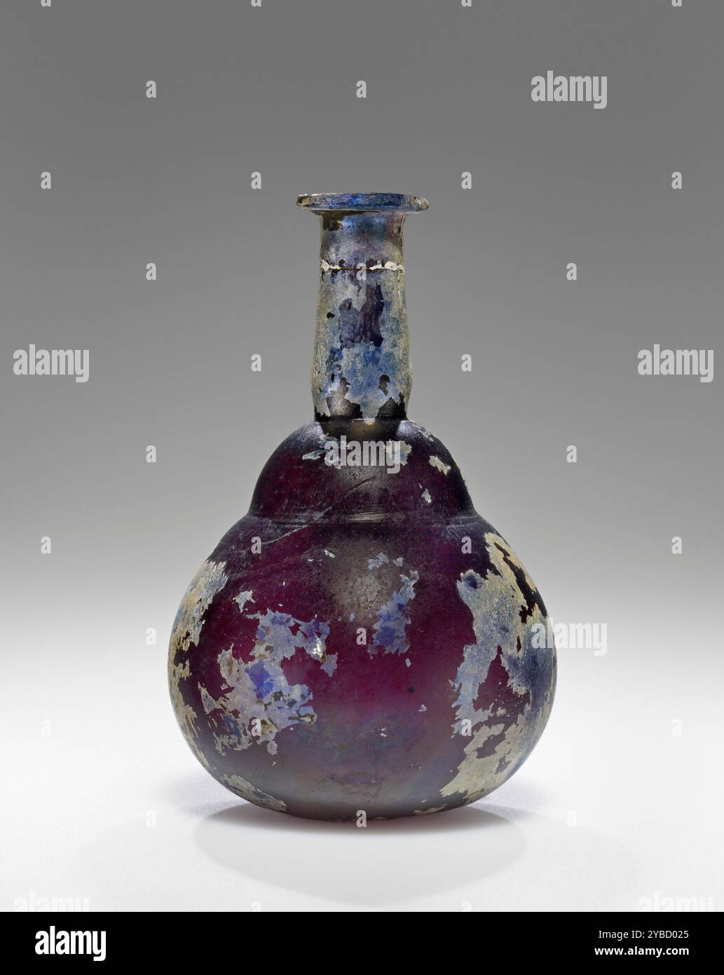 Flask, 1st century A.D. Additional Info: This free-blown flask is made ...