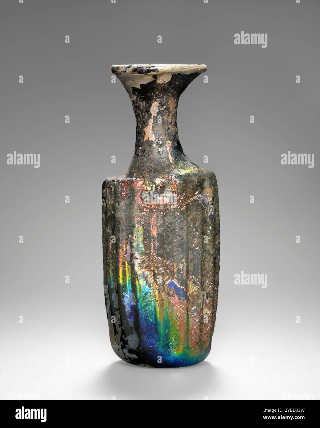 Flask, 3rd-4th century A.D. Additional Info: This mold-blown flask is ...