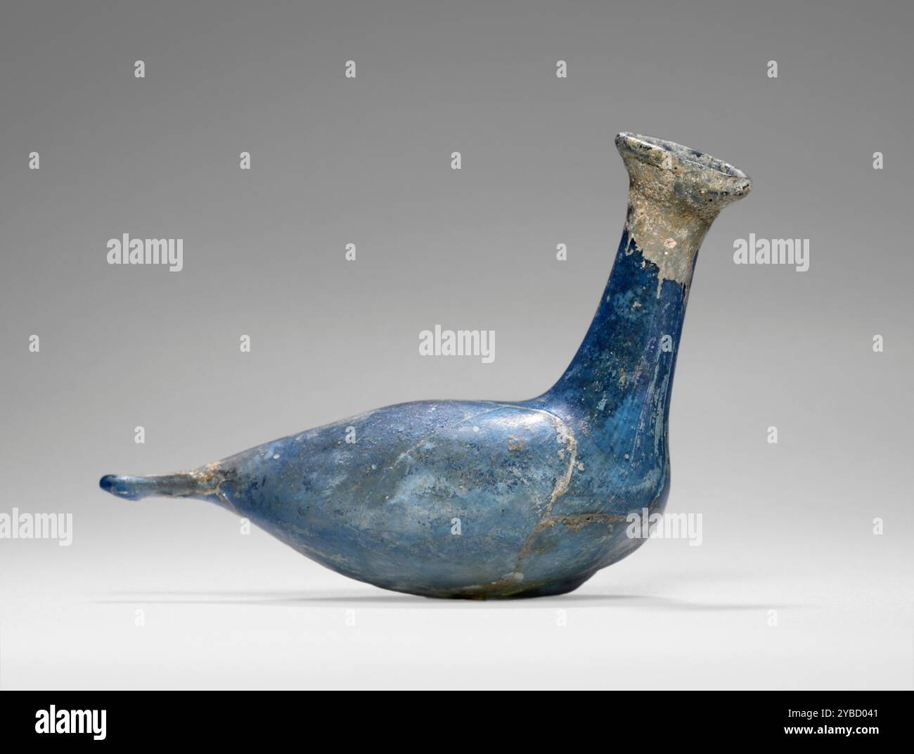Bird- shaped Flask, 1st-2nd century A.D. Additional Info: A free-blown ...