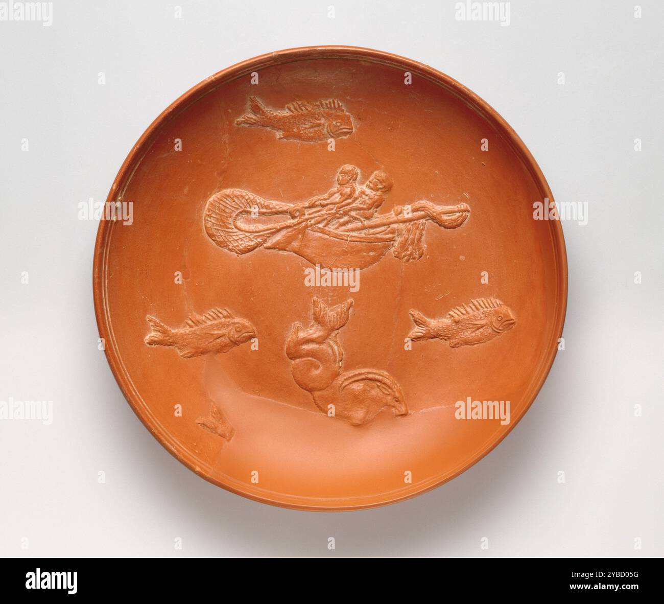 Red-Slip Bowl, about A.D. 400. Additional Info: Roman red-slip bowl ...