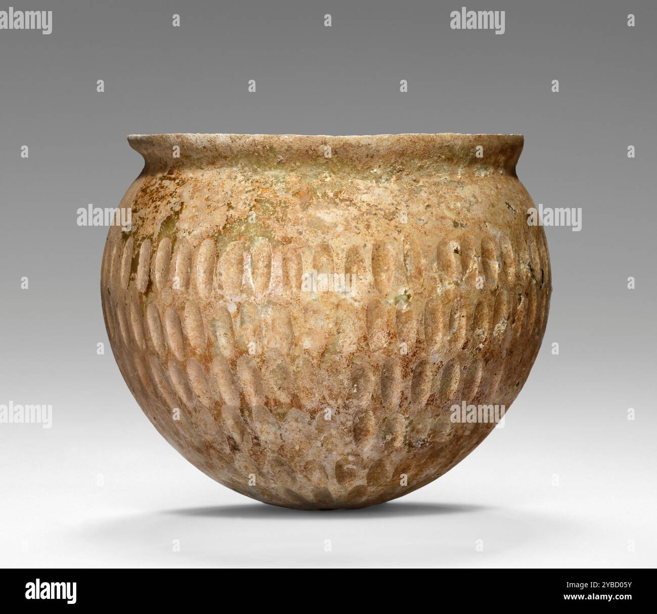 Cup, 3rd-4th century A.D. Additional Info: Free-blown spherical cup of ...